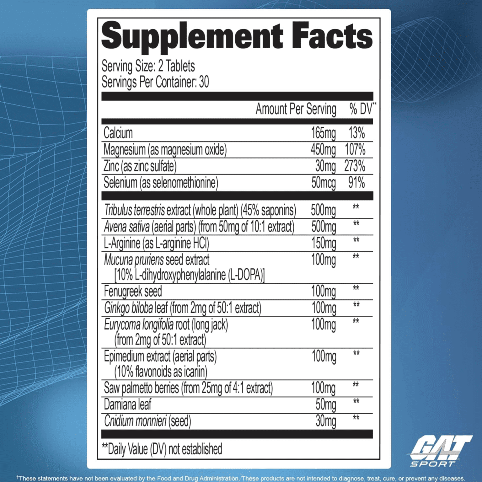 GAT Testrol Original 60 tabs - FITMORE