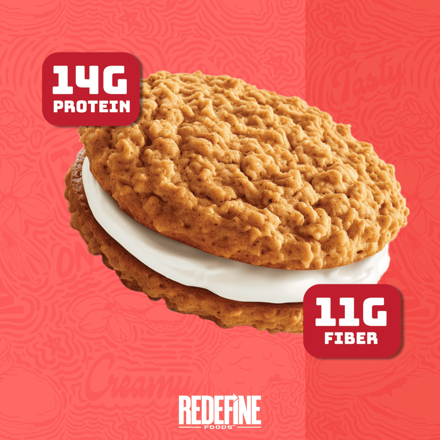 Redefine Foods | Oatmeal Protein Pie 1 Pie | Sabor Original Marshmallow ...